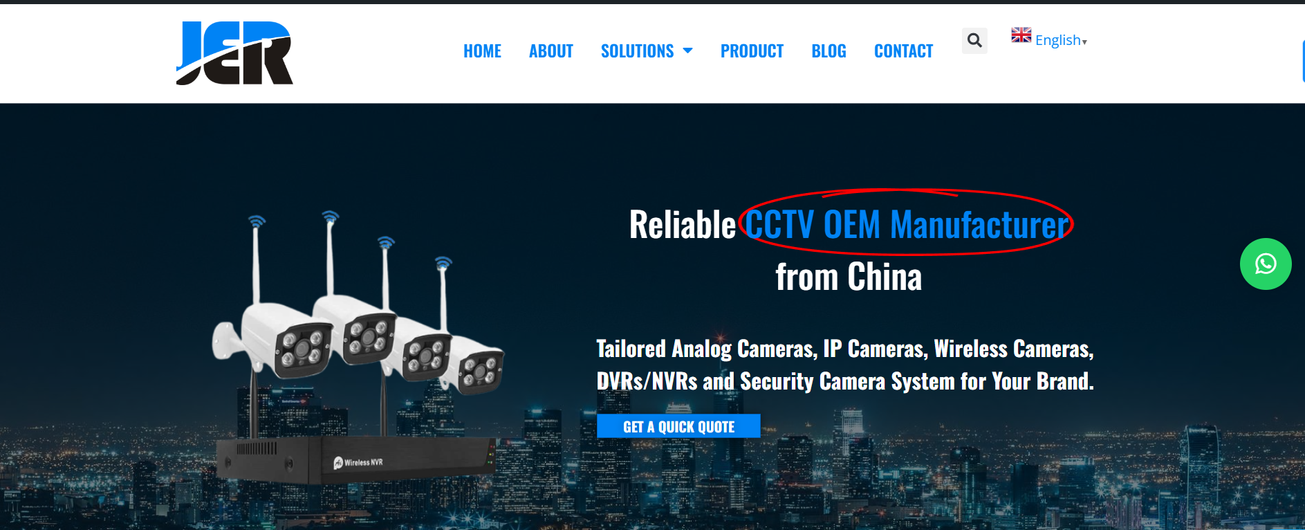 Top Global Leaders in Security Camera Manufacturing - JER- CCTV OEM ...